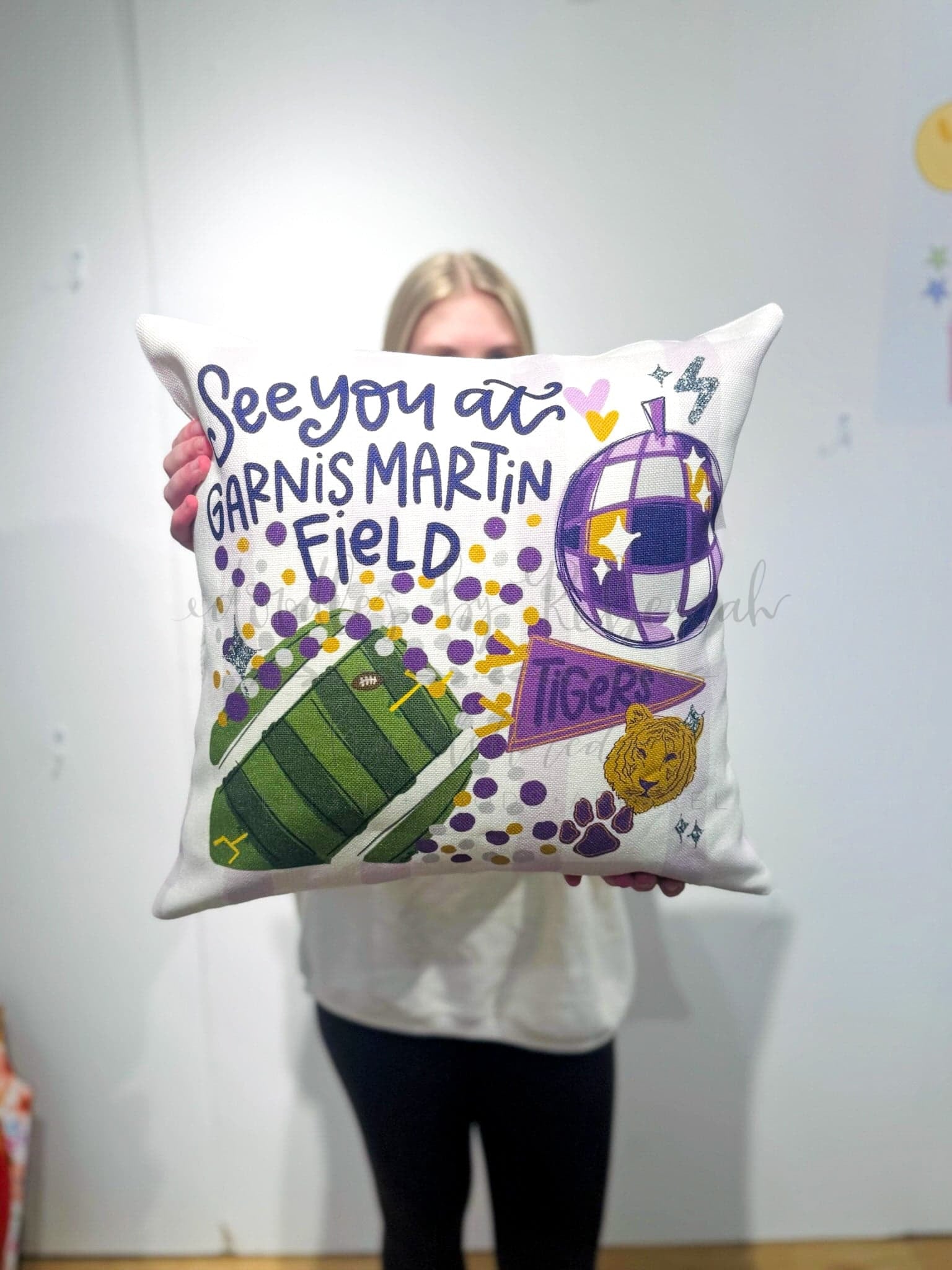 Doodles by Rebekah - Custom School Field Name Pillow – Doodles by ...