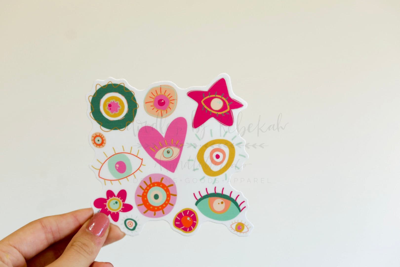 Doodles by Rebekah - Evil Eye Collage Sticker – Doodles by Rebekah ...