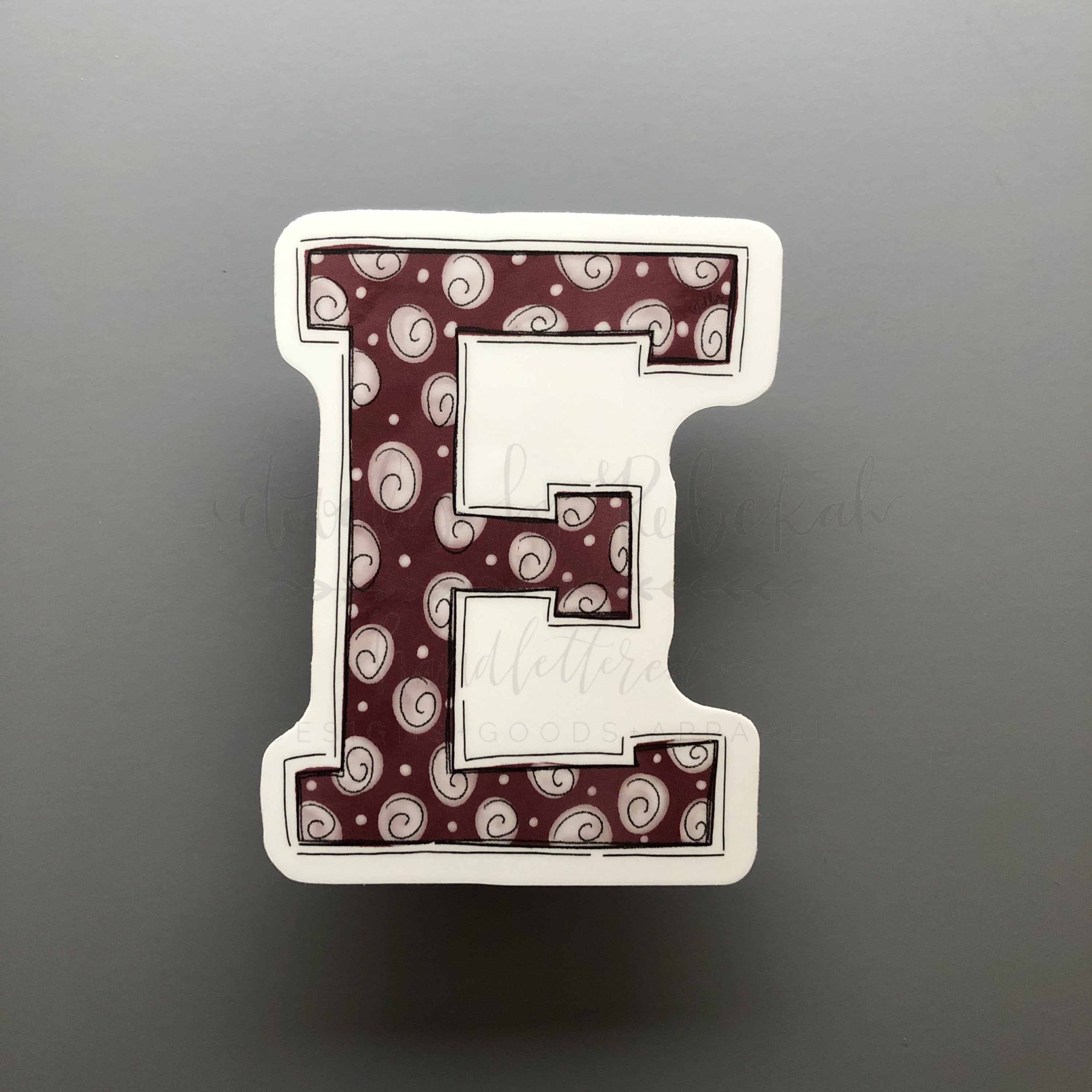 Eastern "E" Sticker – Doodles by Rebekah Wholesale